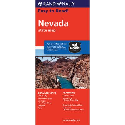 Rand McNally - Nevada, Easy to Read - Folding Travel Map - The Map Shop