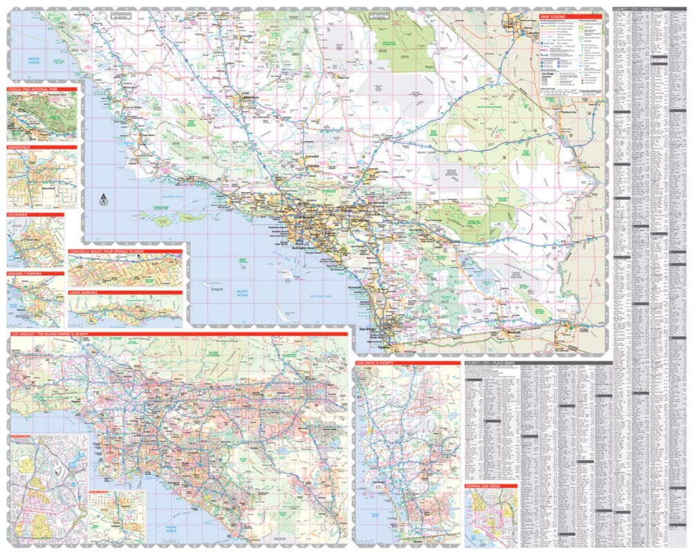 Rand McNally - California, Easy to Read - Folding Map