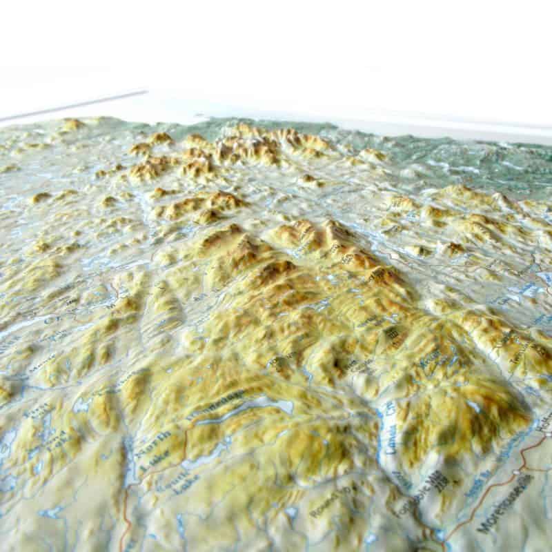 National Park Raised Relief Maps: 3-D Maps - Map Shop