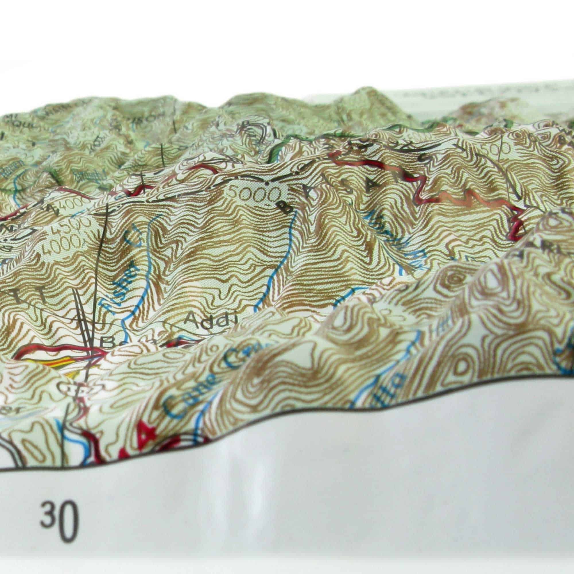 Olympic National Park Raised Relief Map by Hubbard Scientific - The Map ...