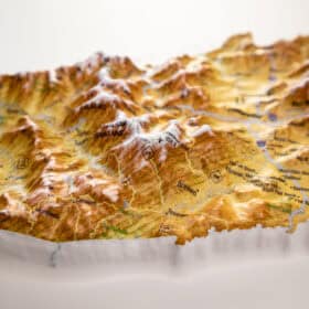 North Carolina Raised Relief Map by Hubbard Scientific - The Map Shop