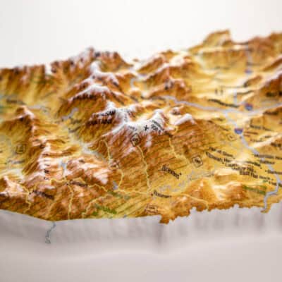 North Carolina Raised Relief Map by Hubbard Scientific - The Map Shop