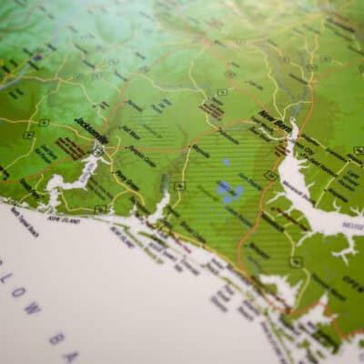 North Carolina Raised Relief Map by Hubbard Scientific - The Map Shop