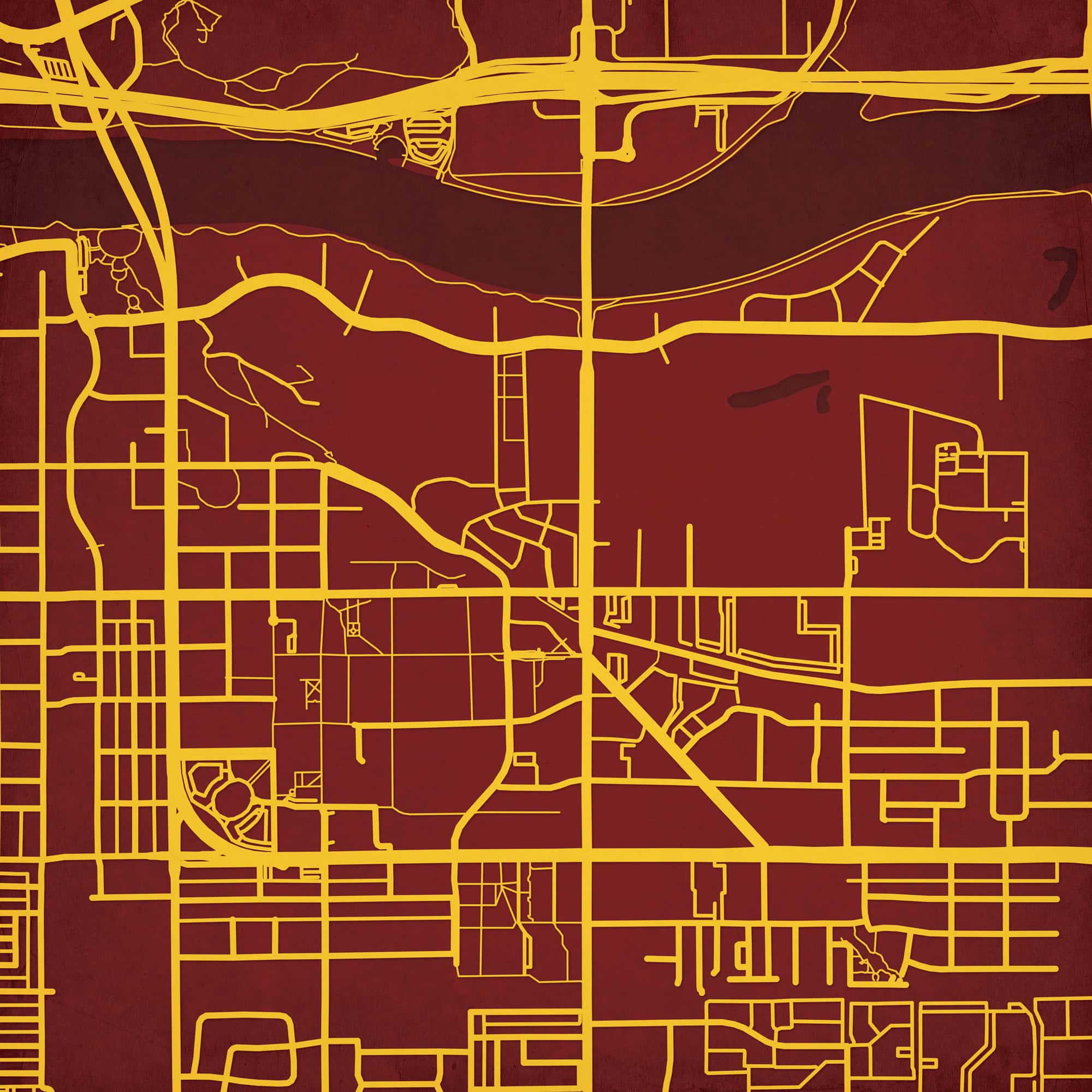 Custom University Map latest with