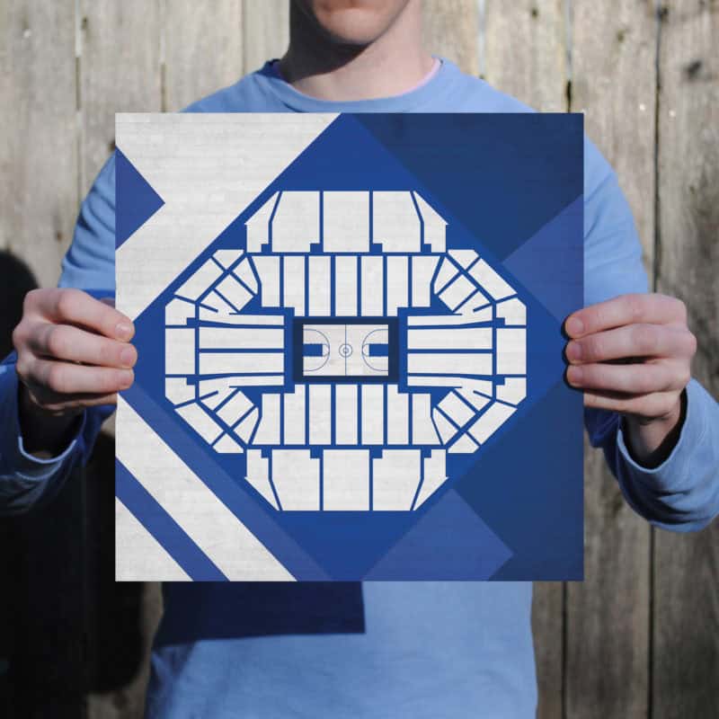Rupp Arena Map Art by City Prints - The Map Shop