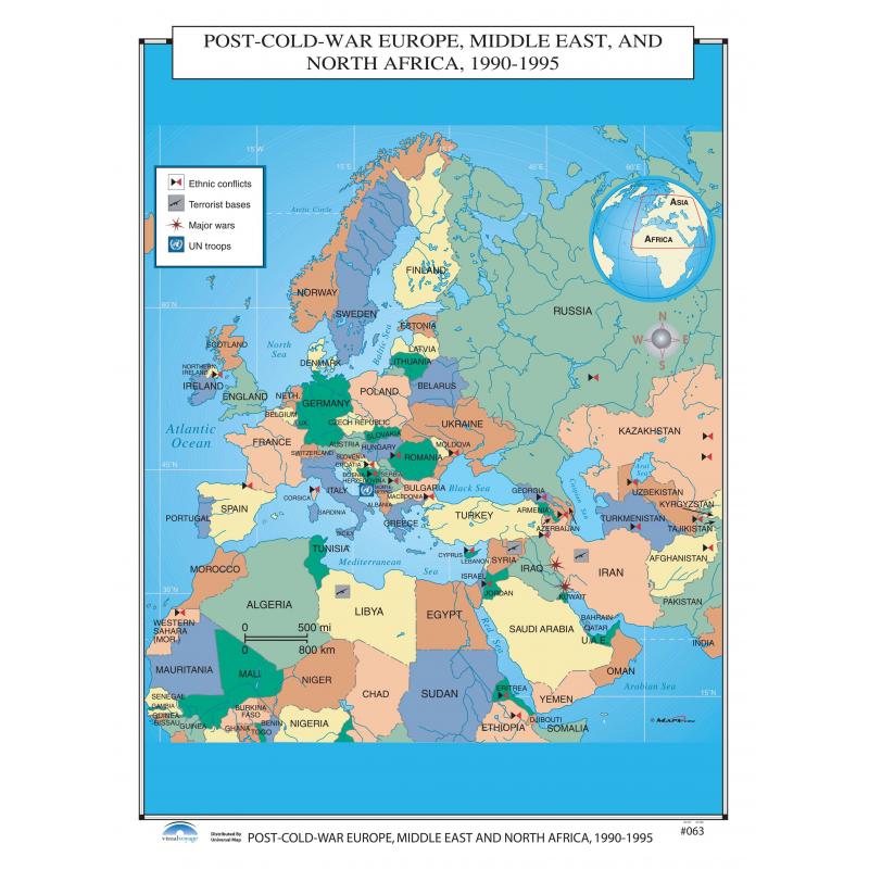 #063 Post-Cold War Europe, Middle East, & North Africa, 1990-1995 on ...