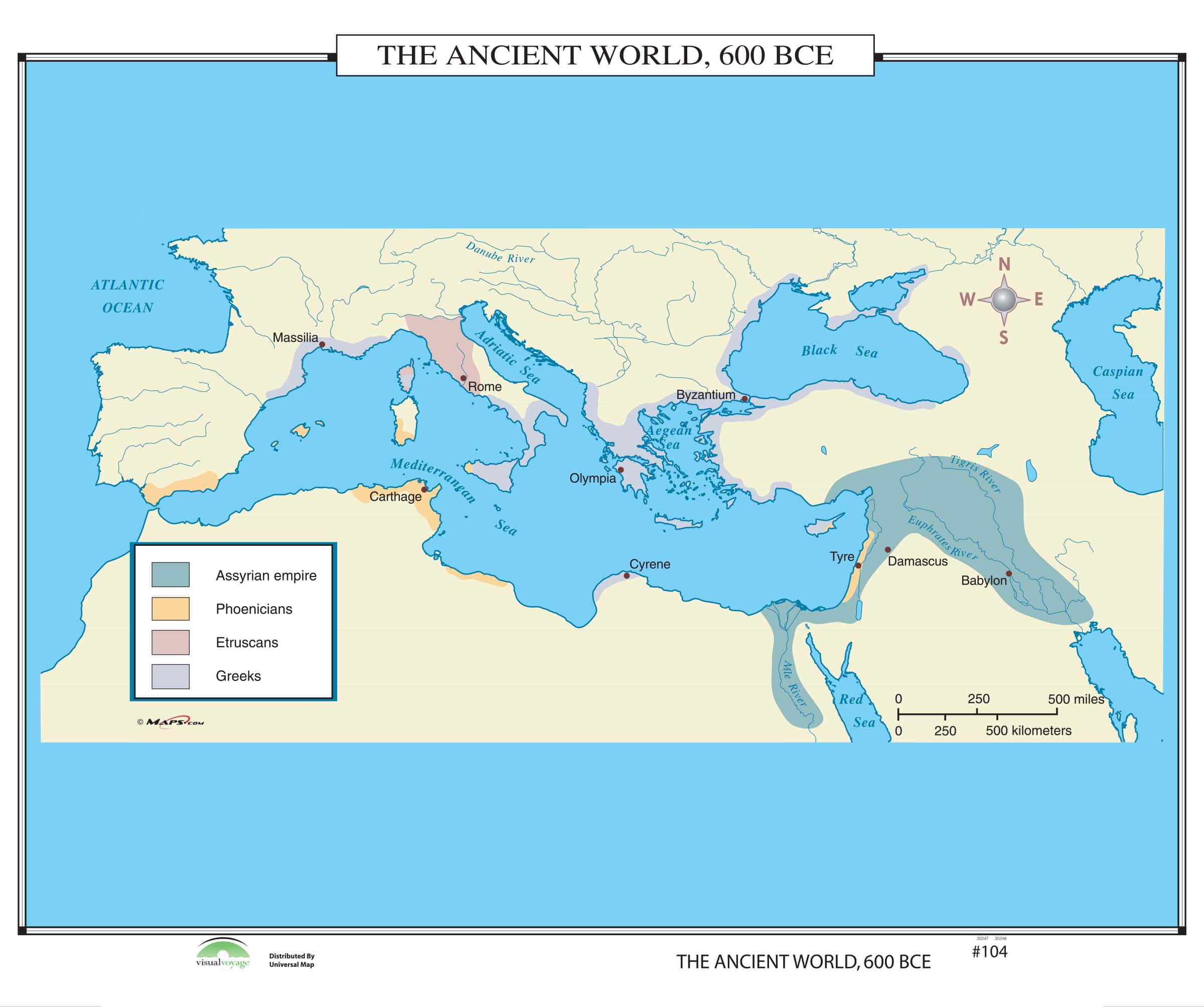 World Map 600 BC World History Maps, 58% OFF