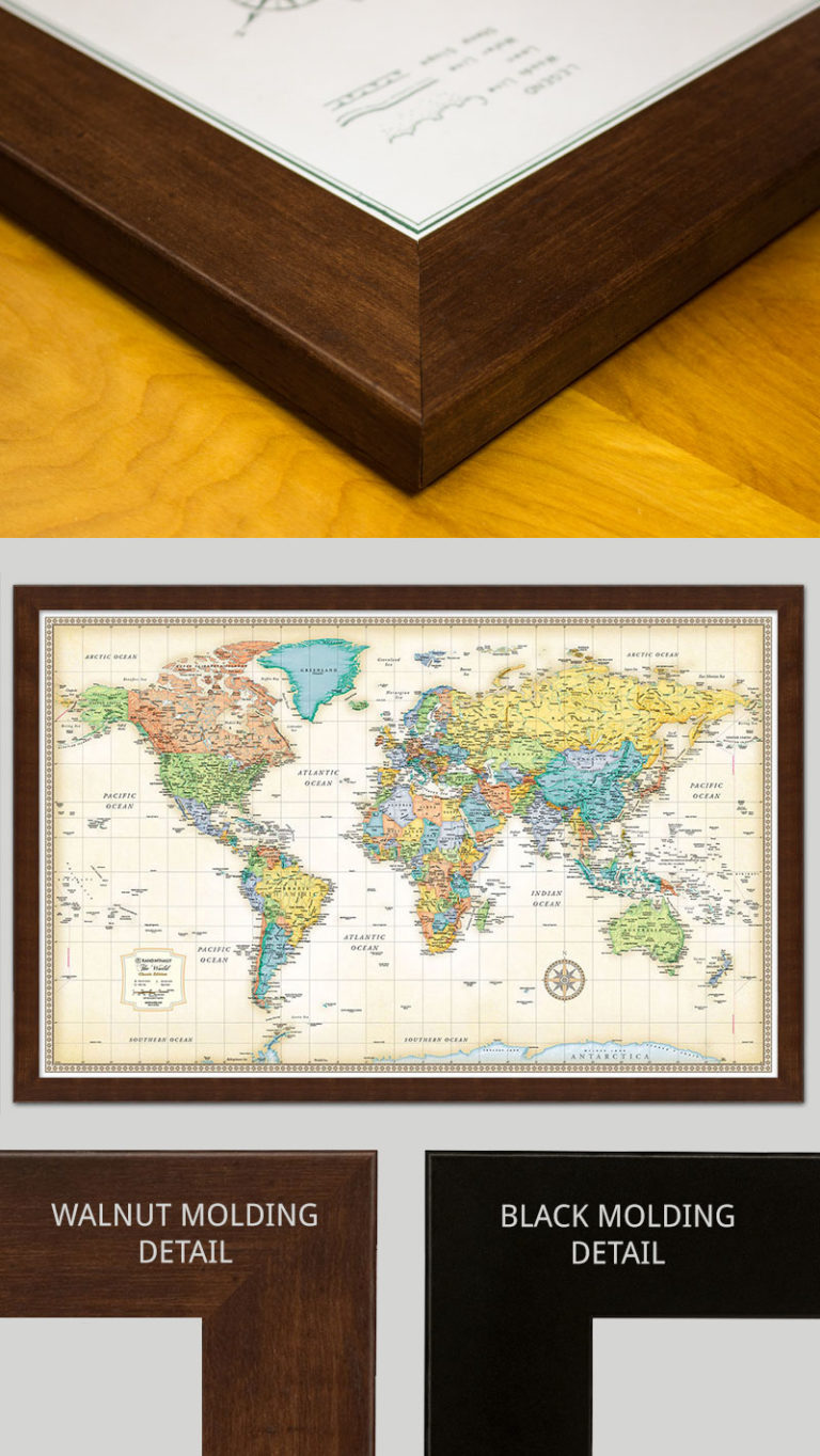 Eastern North Carolina Regional Wall Map by MapShop - The Map Shop Eastern North Carolina Regional Wall Map by MapShop - The Map Shop