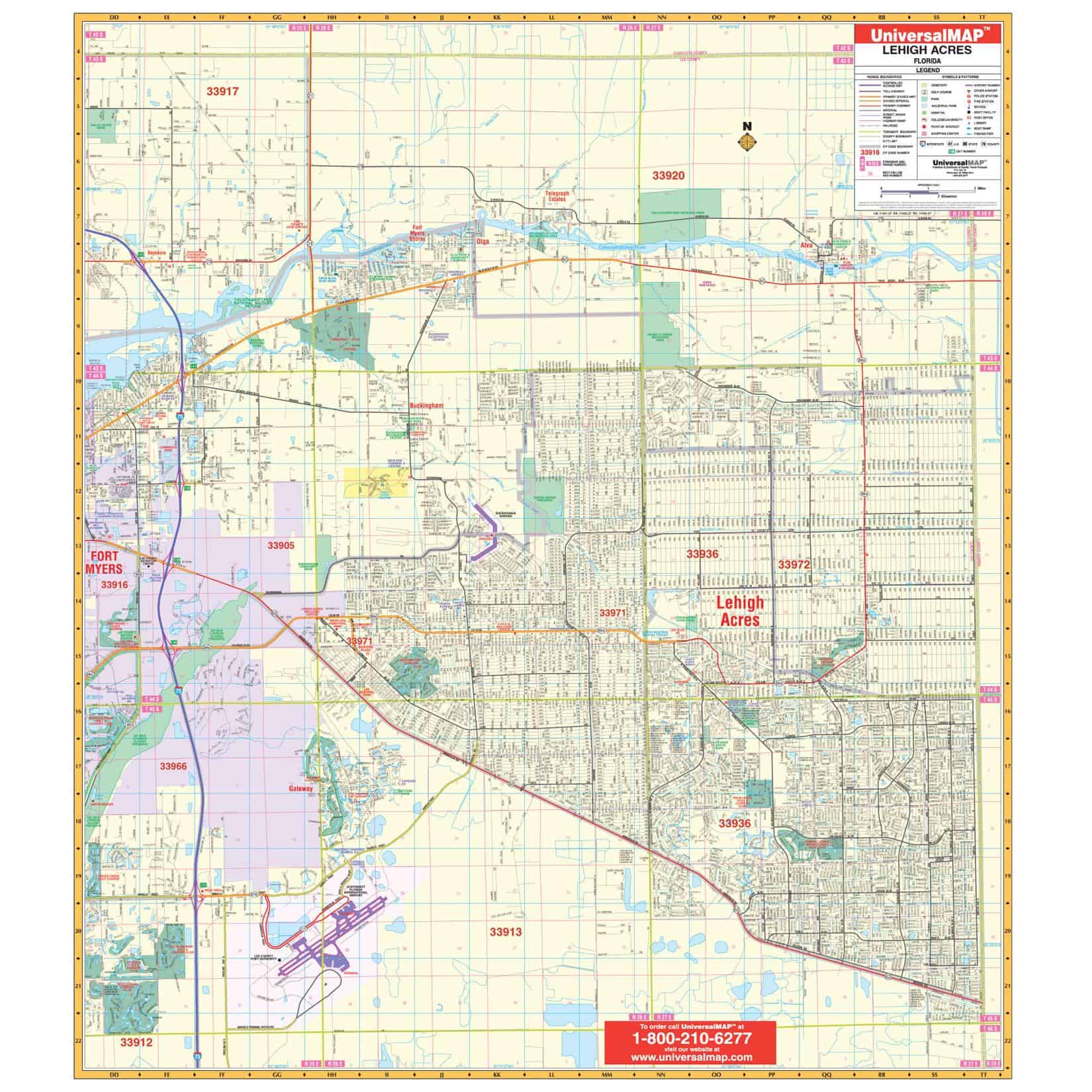 Lehigh Acres Florida Wall Map Premium Style By Market Vrogue co Lehigh Acres Florida Wall Map Premium Style By Market Vrogue co
