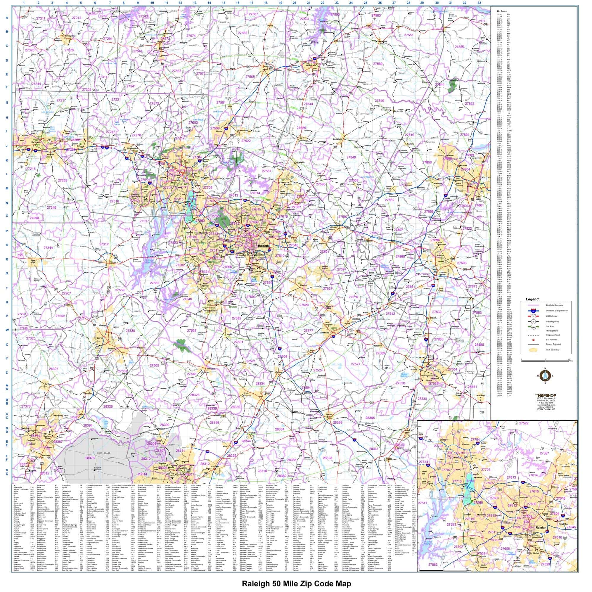 Raleigh Mile Radius Zip Code Wall Map By Mapshop The Map Shop Hot Sex Raleigh Mile Radius Zip Code Wall Map By Mapshop The Map Shop Hot Sex
