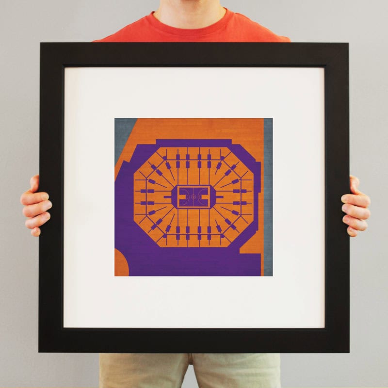 Talking Stick Resort Arena Map Art by City Prints - The Map Shop