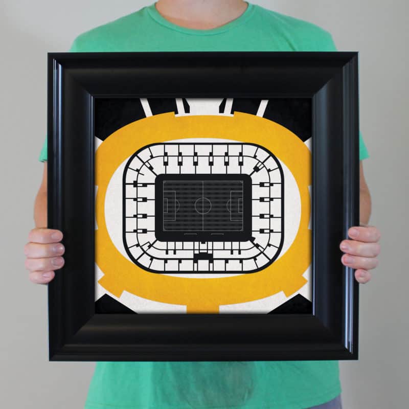 Juventus Stadium Map Art by City Prints - The Map Shop