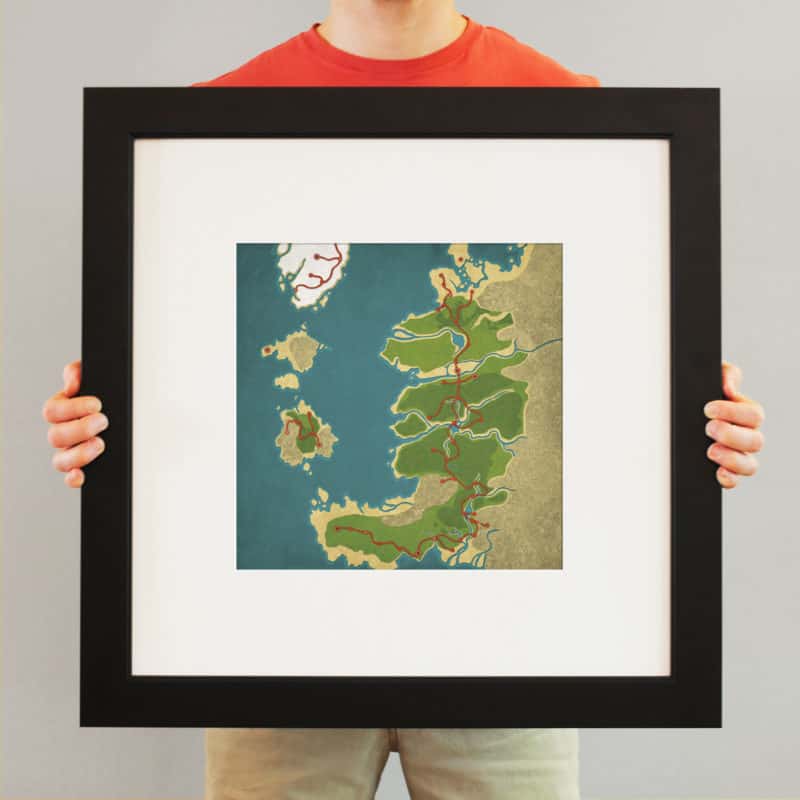 Fable, Albion Map Art by City Prints - The Map Shop