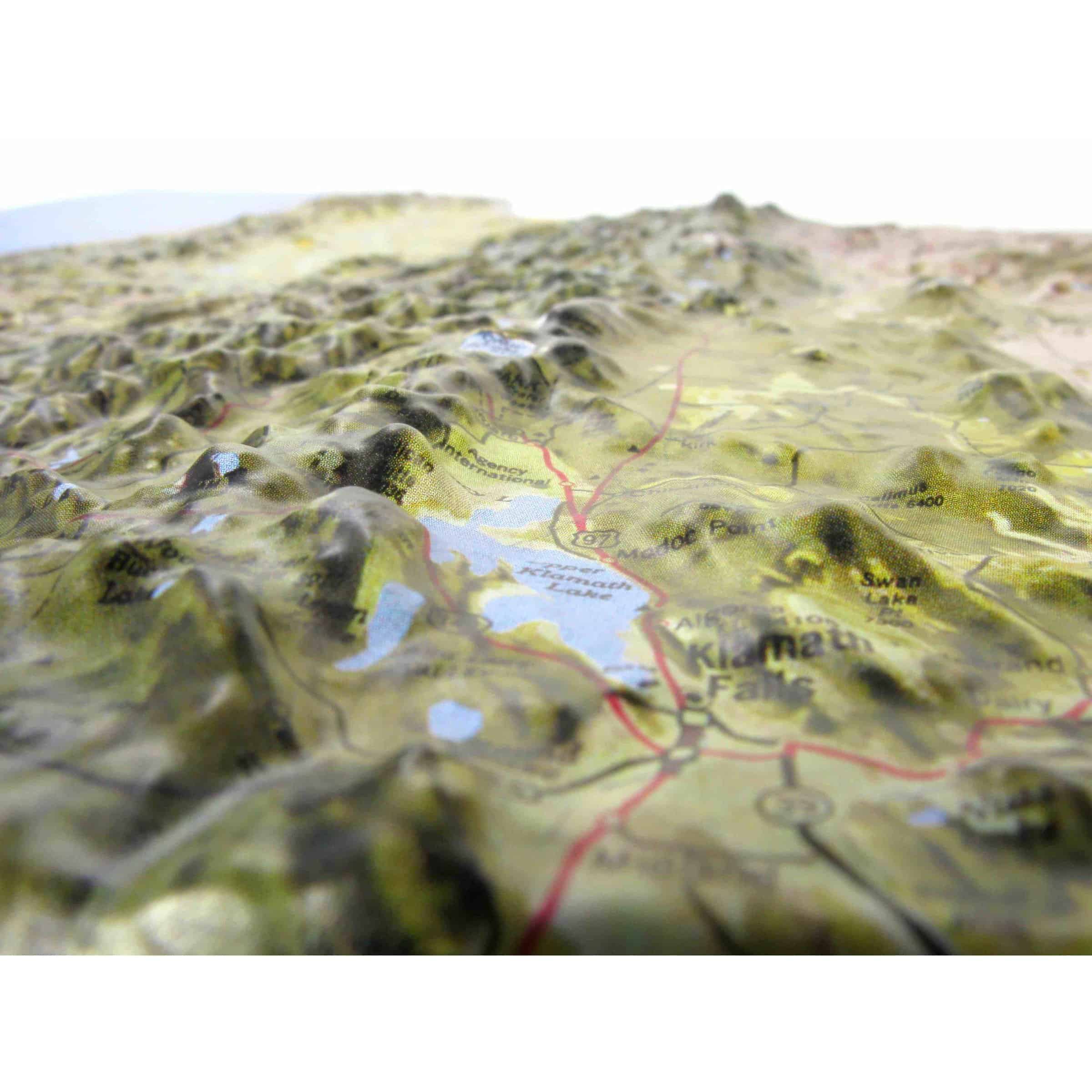 Oregon Satellite Raised Relief Map by Hubbard Scientific - The Map Shop