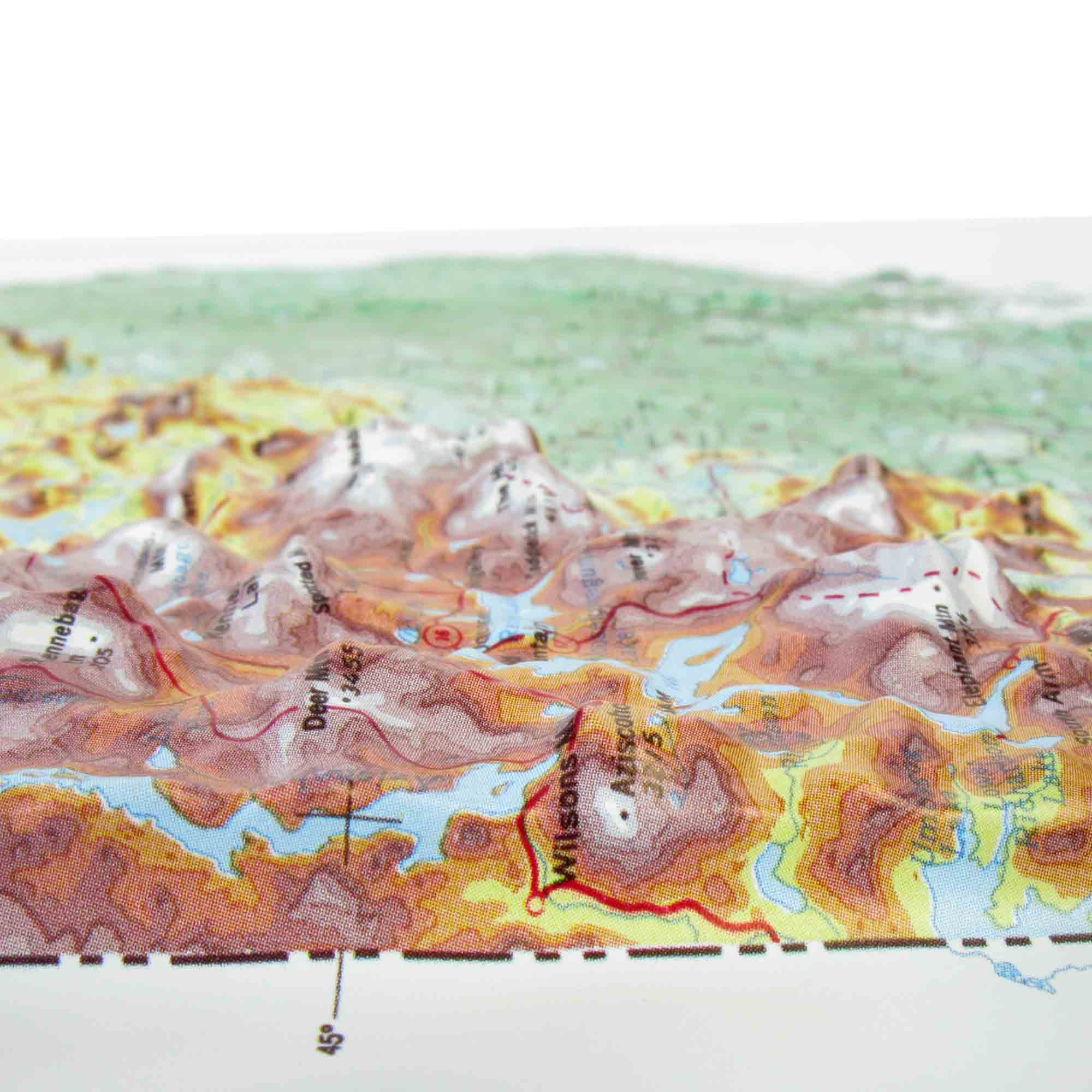 U.S. States Raised Relief Maps: 3-D maps of terrain - Map Shop