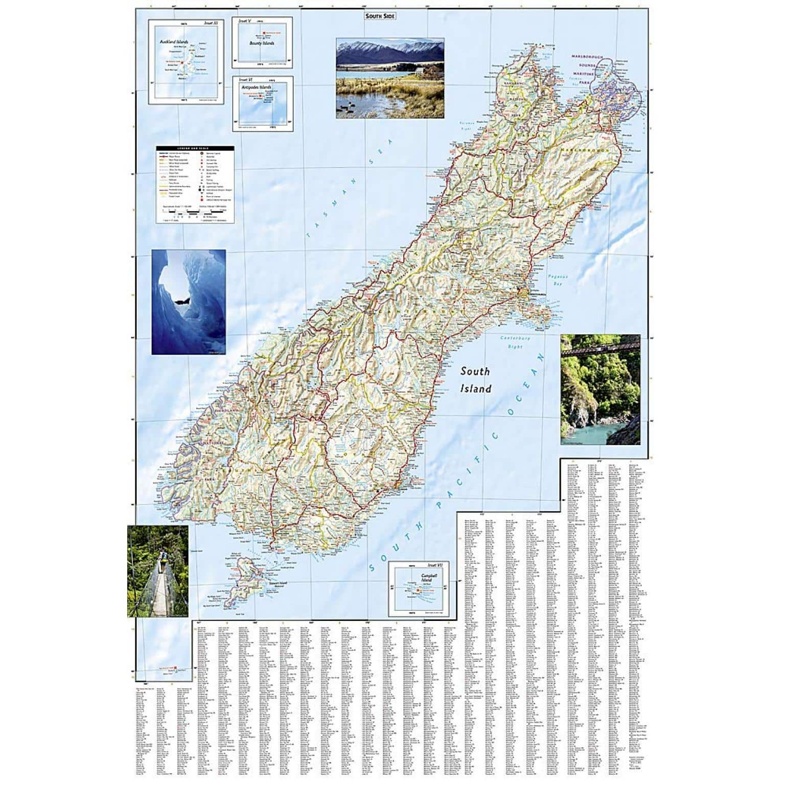 National Geographic - New Zealand - Adventure Folding Travel Map - The ...