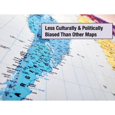 World Peters Projection Wall Map - The Map Shop