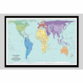 World Peters Projection Wall Map - The Map Shop