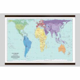 World Peters Projection Wall Map - The Map Shop