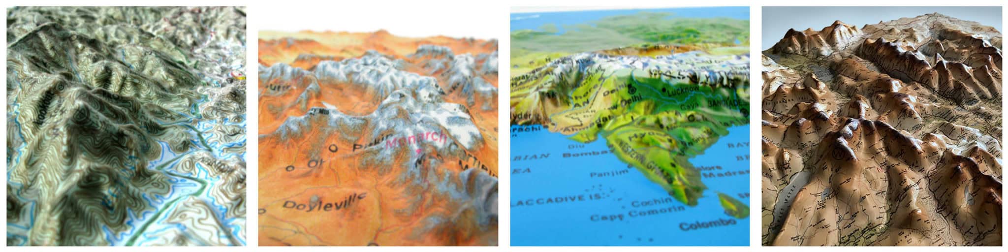 What You Need to Know About 3D Raised Relief Maps - The Map Shop