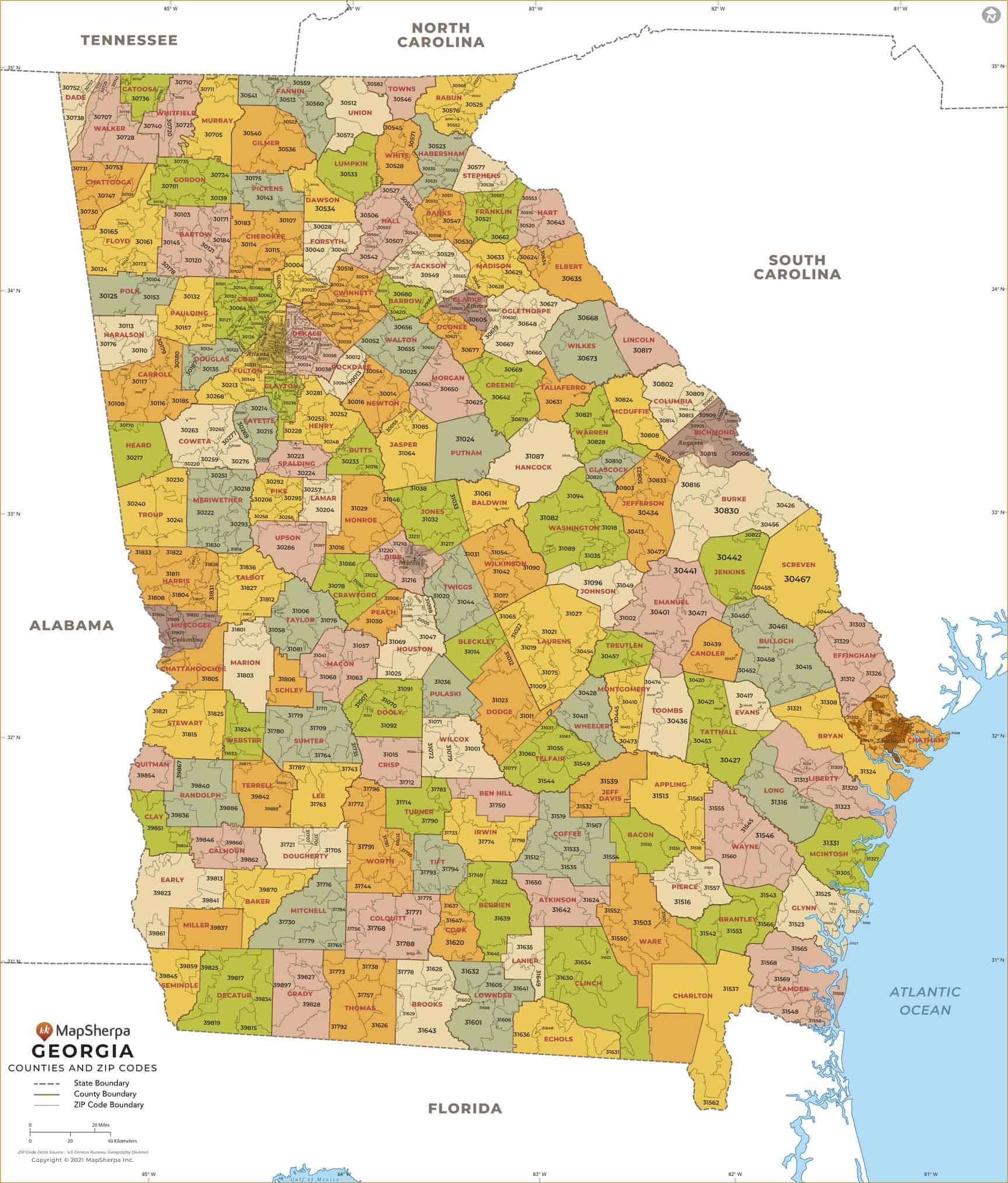 Mow cntyzip GA36 large The Map Shop Mow cntyzip GA36 large The Map Shop
