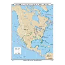 #003 European Exploration of North America - The Map Shop
