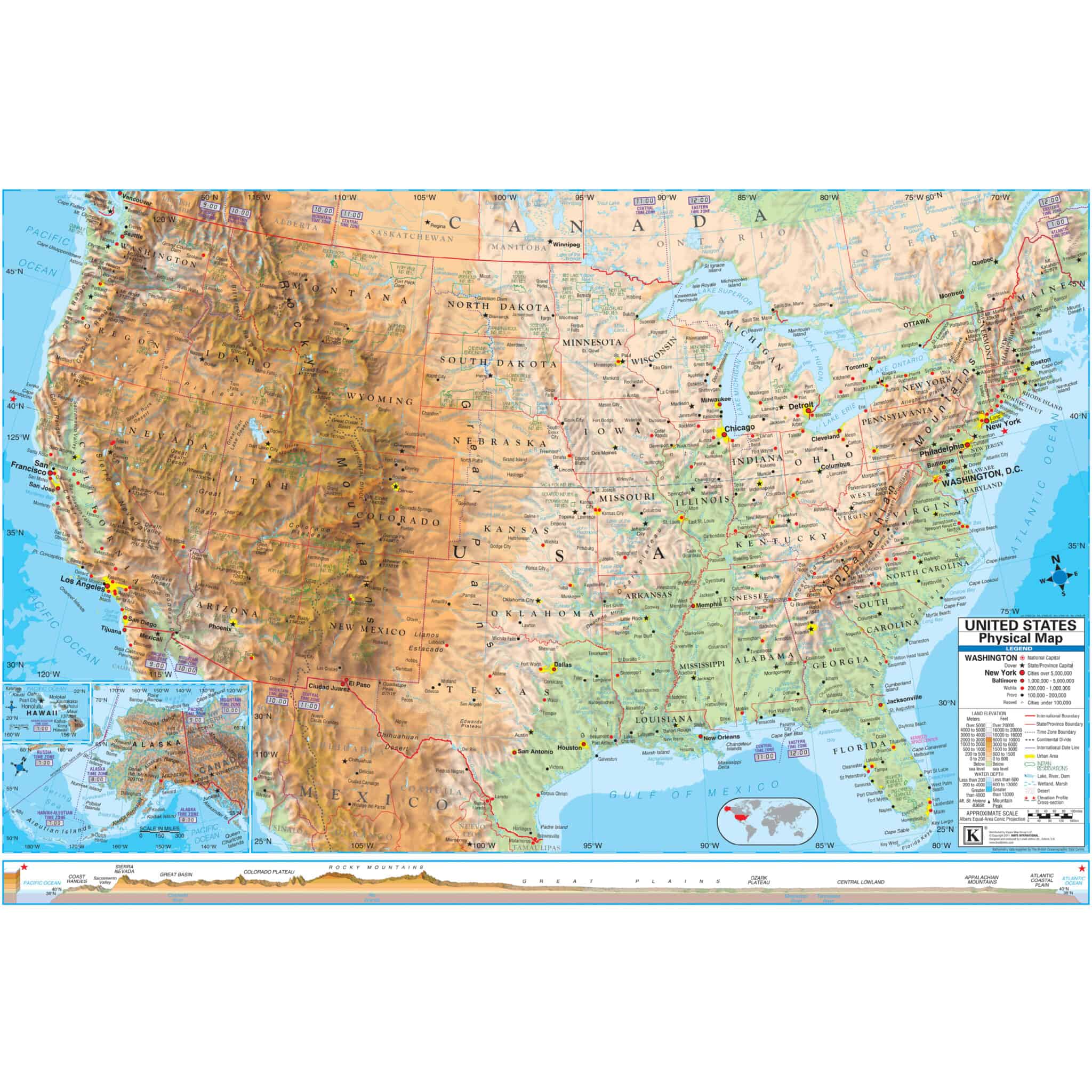 United States & World Advanced Physical Spring Roller Set w/Backboard ...