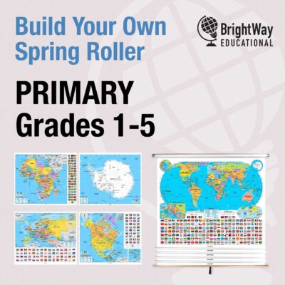 Custom Spring Rollers - The Map Shop